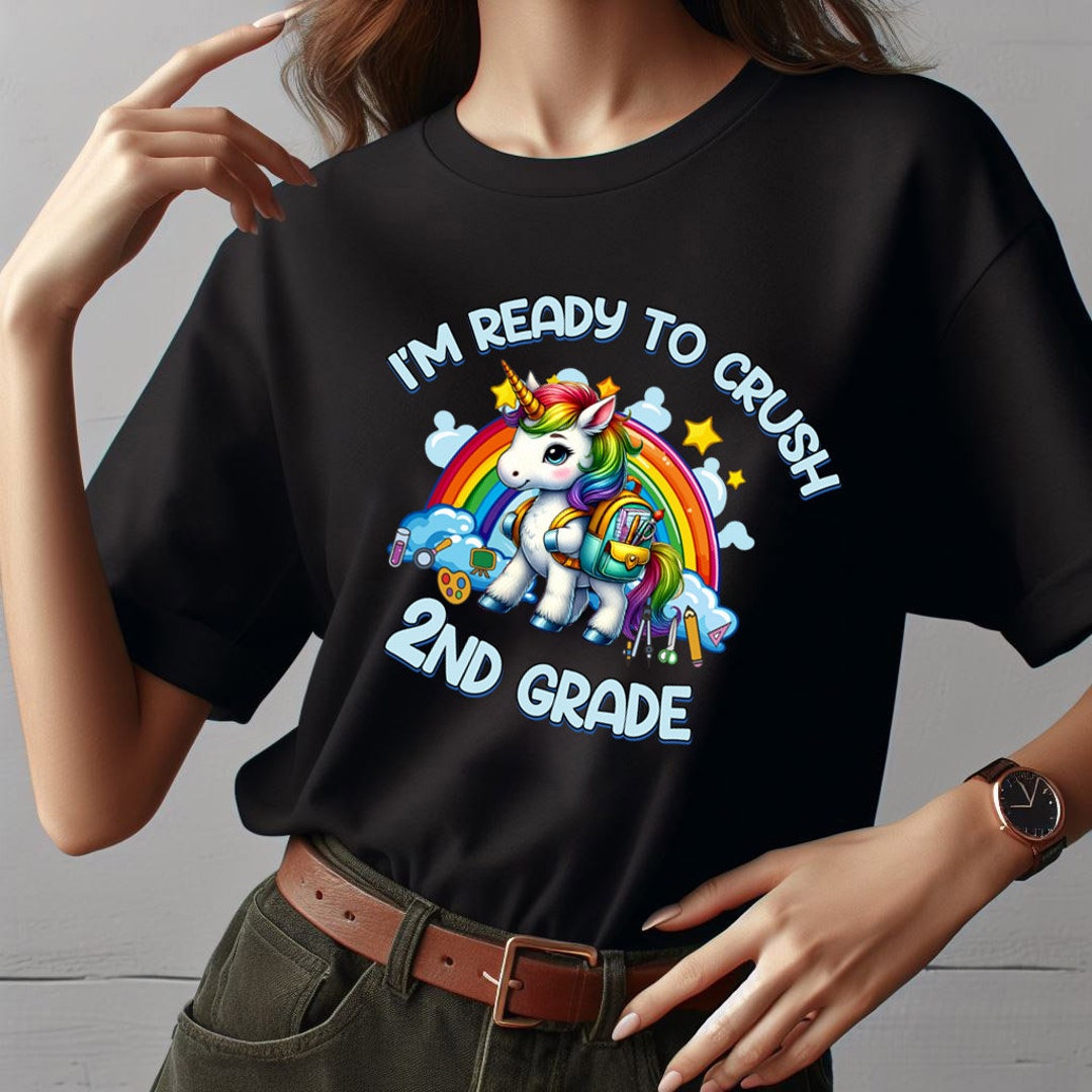 I'm Ready to Crush 2nd Grade Png, Back to School Png, Funny Teacher Png ...
