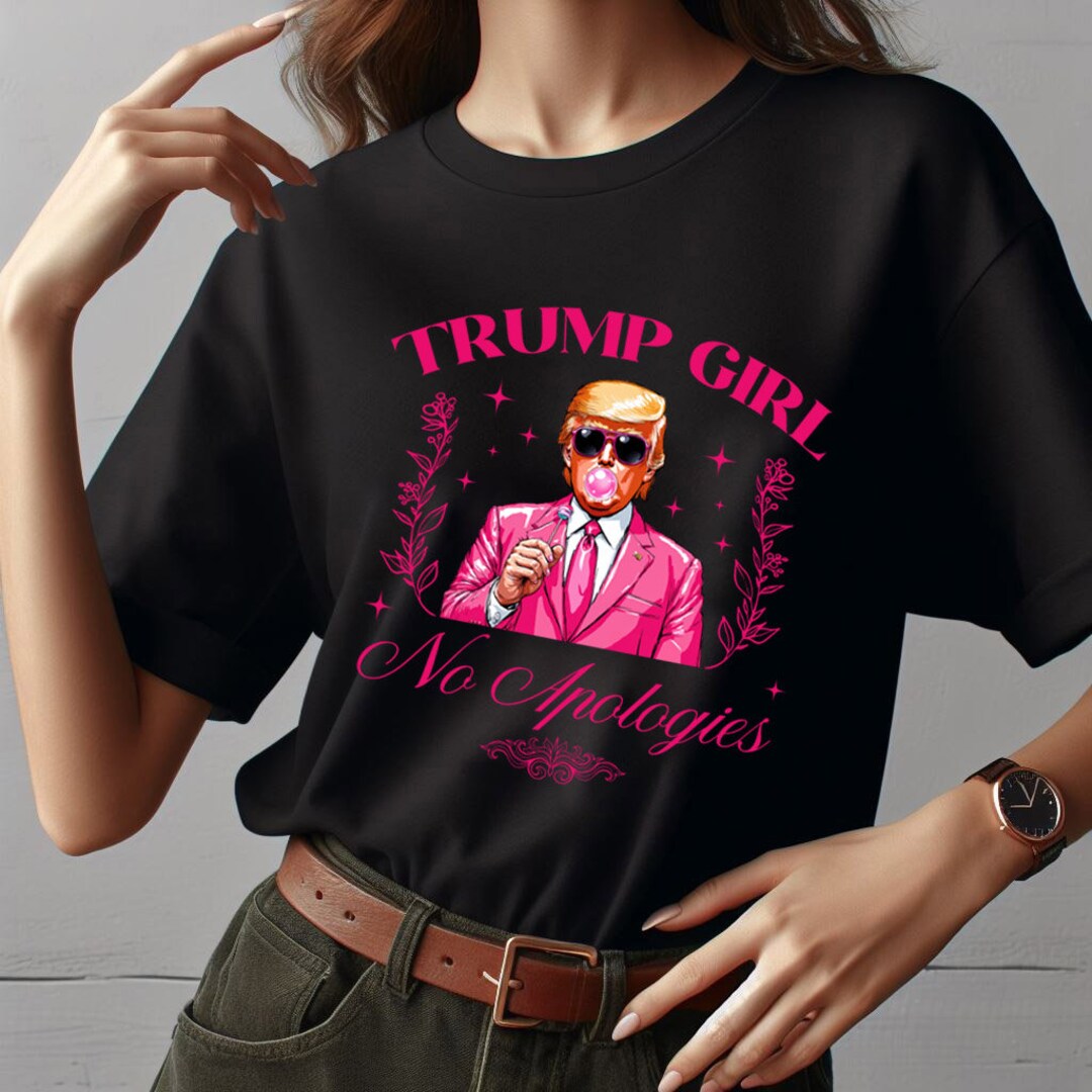 Trump Girl No Apologies Png, Trump Girl Png, Trump Png, Election 2024 ...