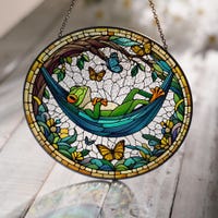 Stained Glass Frog - Etsy