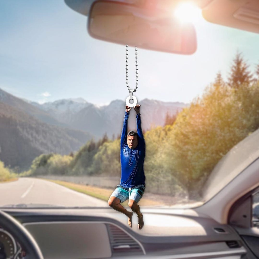 Tim Robinson on a Zipline ITYSL Funny Meme Gift Hanging Ornament Air ...