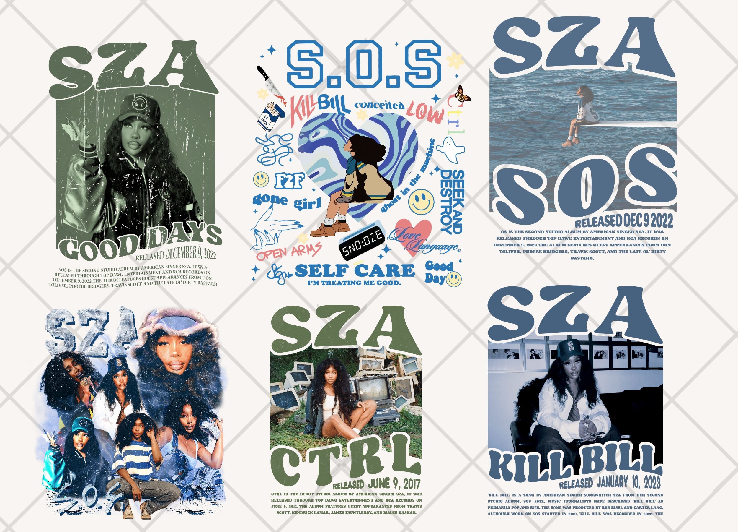 S.Z.A PNG, SZA Sos Design, Sza Full Tracklist Png, Ctrl Full Tracklist ...