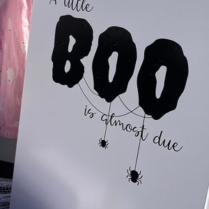 A Little Boo is Almost Due Package SVG Download - Etsy