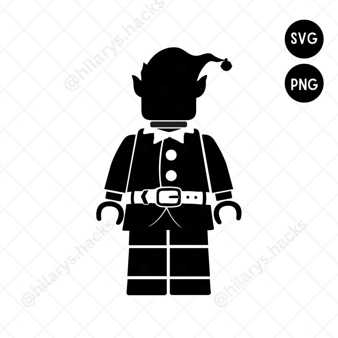 Elf Block Man Digital Download (SVG & PNG) - Etsy