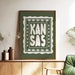 Kansas Wall Art, Desert Wall Art, Kansas Poster, Kansas Print, Kansas ...