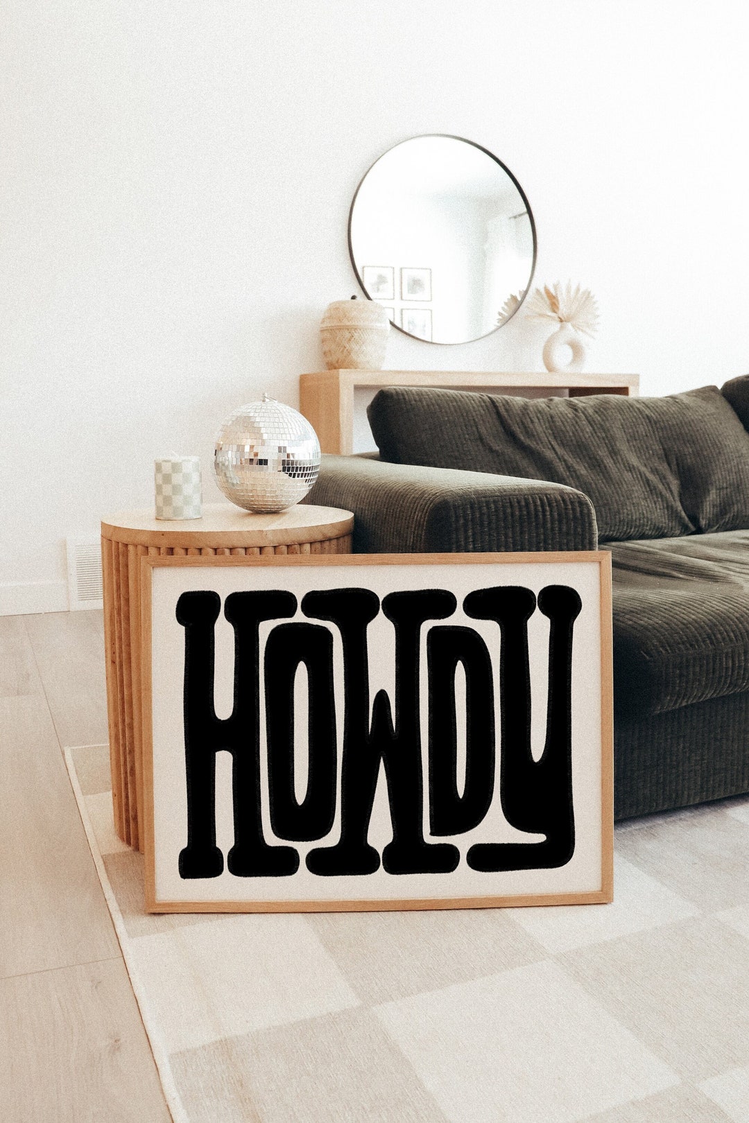 Howdy Wall Art, Printable Art, Cowboy Wall Art, Howdy Poster, Howdy ...