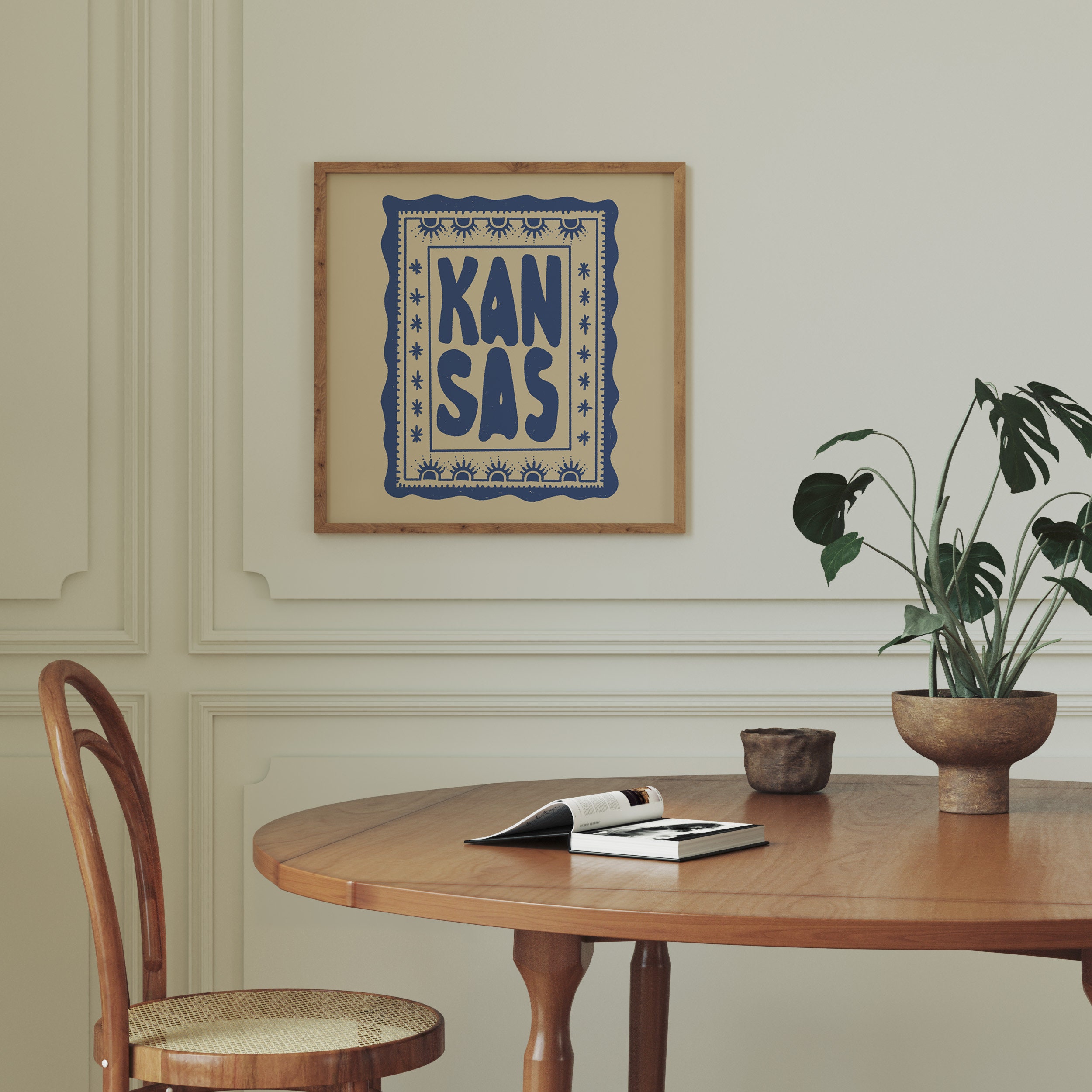 Kansas Wall Art, Desert Wall Art, Kansas Poster, Kansas Print, Kansas ...