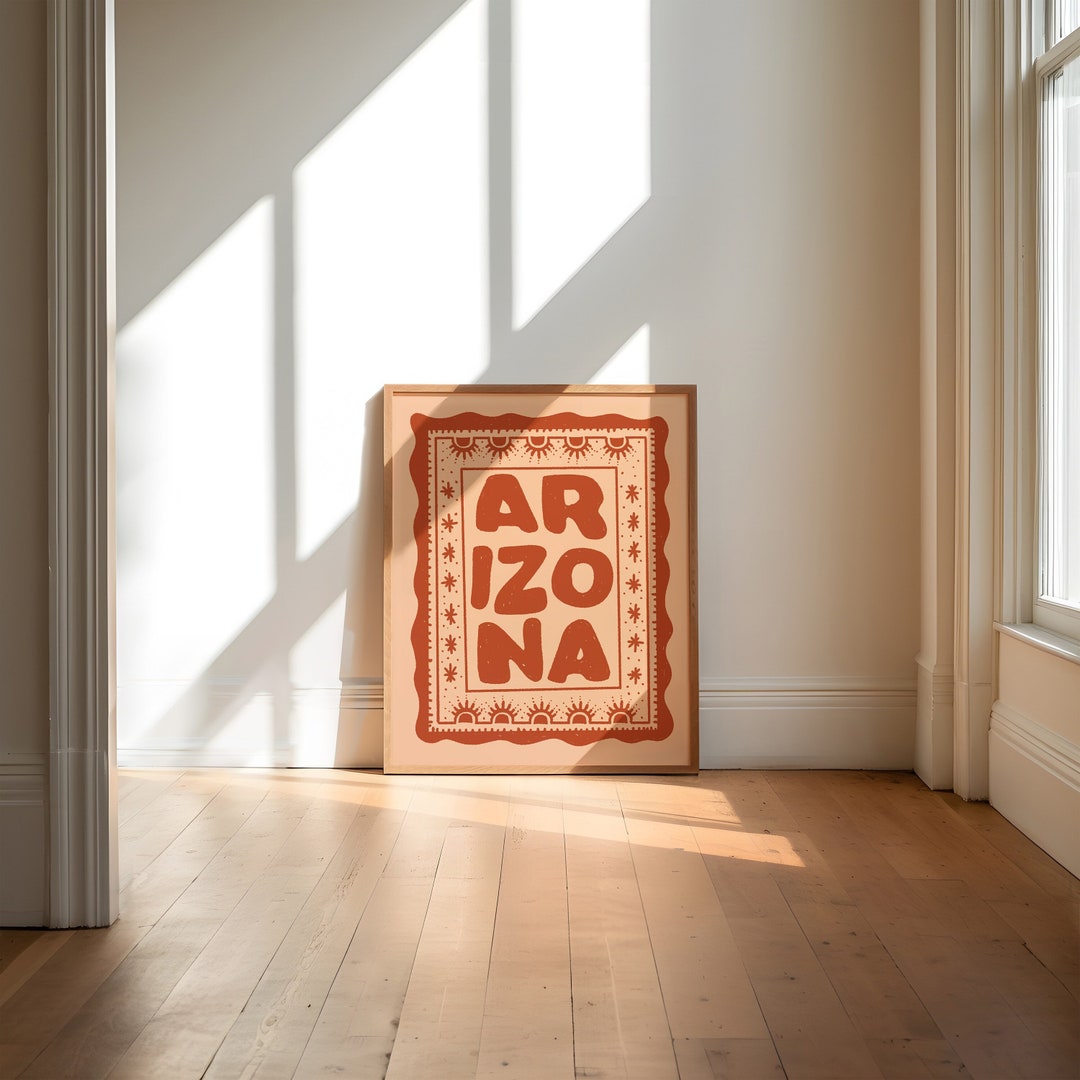 Arizona Wall Art, Desert Wall Art, Arizona Poster, Arizona Print ...