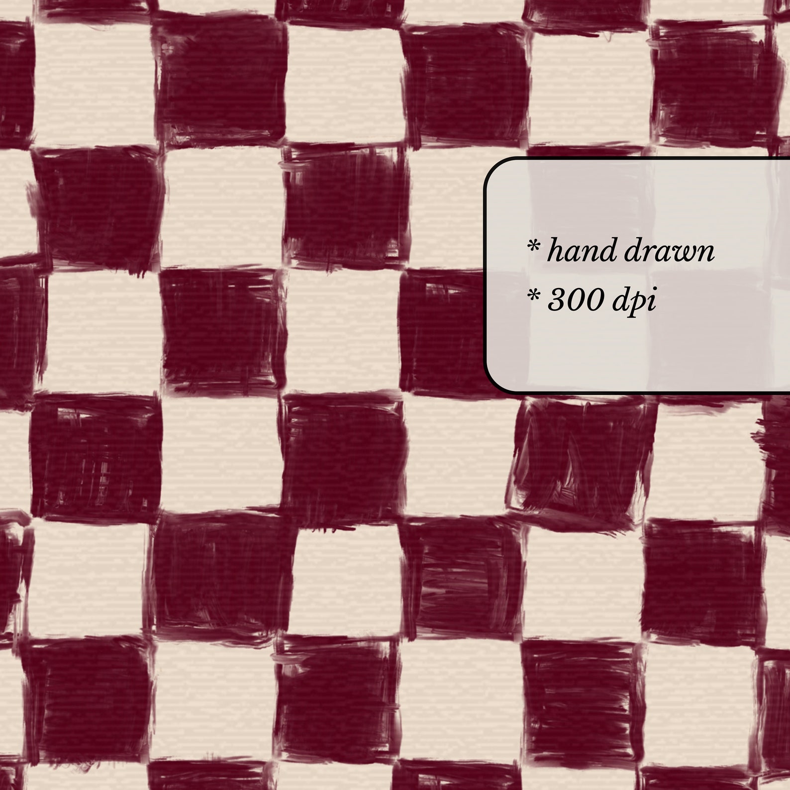 Checkered Art Print, Minimal Wall Print, Painted Wall Art, Vintage Wall ...