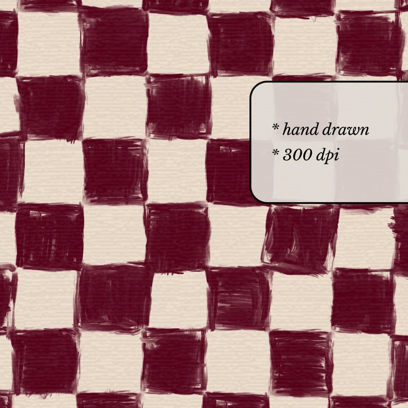 Checkered Art Print, Minimal Wall Print, Painted Wall Art, Vintage Wall ...