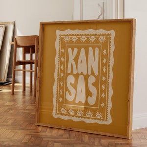 Kansas Wall Art, Desert Wall Art, Kansas Poster, Kansas Print, Kansas ...