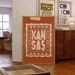 Kansas Wall Art, Desert Wall Art, Kansas Poster, Kansas Print, Kansas ...