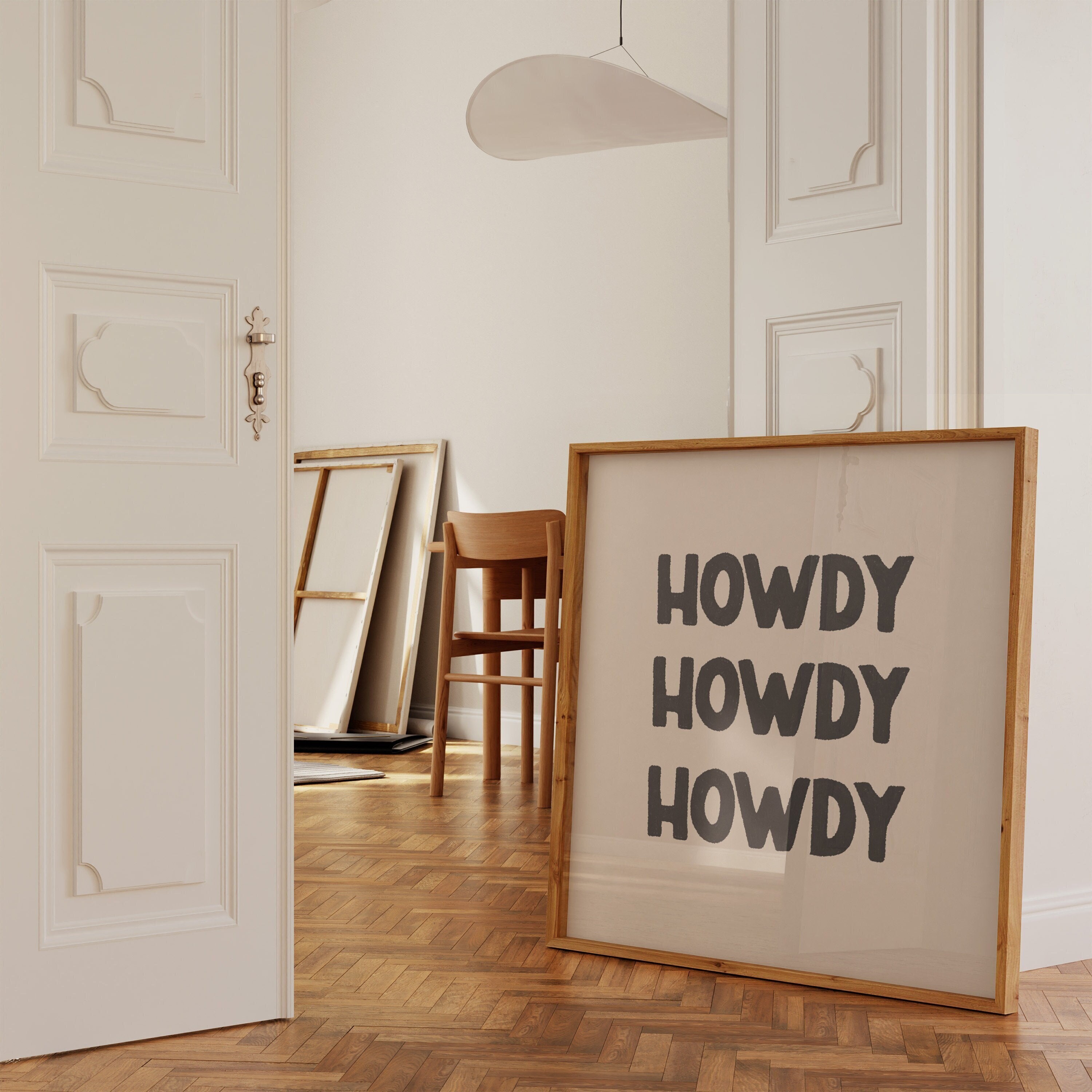 Howdy Wall Art, Printable Art, Cowboy Wall Art, Howdy Poster, Howdy ...