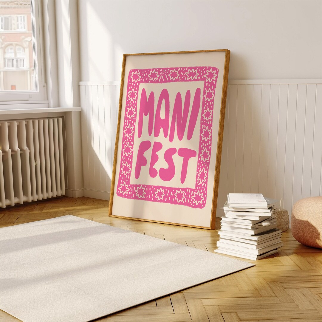 Manifest Wall Art Manifest Print Manifest Poster Spiritual Poster ...