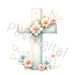 Warm Color Soft Cross - Digital Image Cross PNG, Clipart, High Quality ...