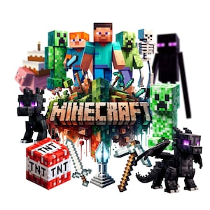 Collection of Minecraft -19 Digital Images, Clipart, Minecraft ...