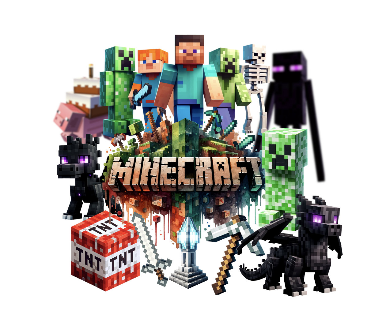 Minecraft Karakters Printables