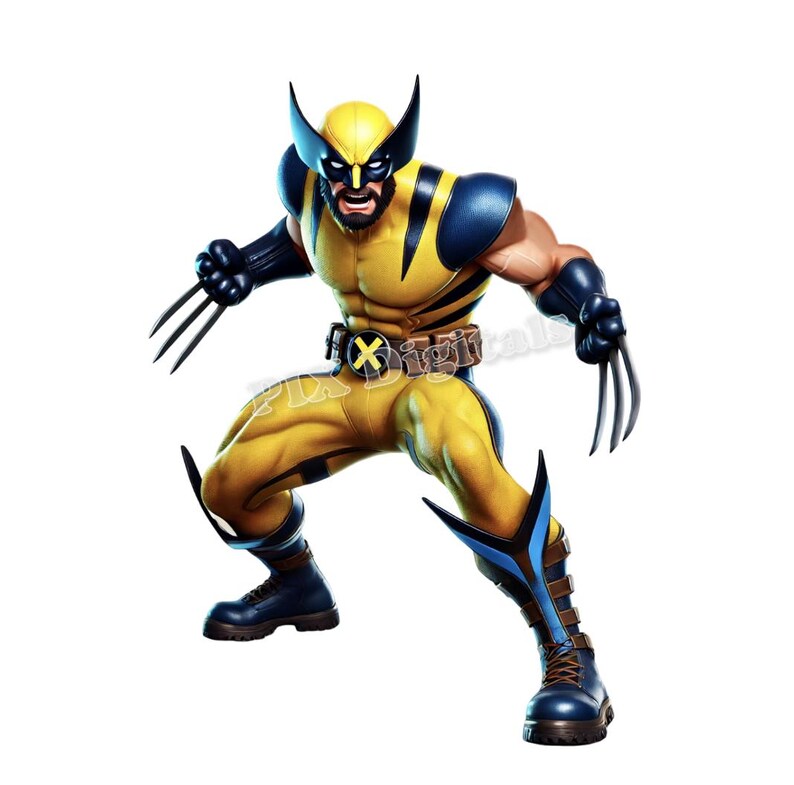 Dynamic Duo Dead Pool & Wolverine Fort Night 16 Digital Images Pngs ...