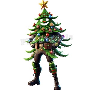 Winter Fortnight Characters - 6 Digital Images PNG / Clipart, Christmas ...