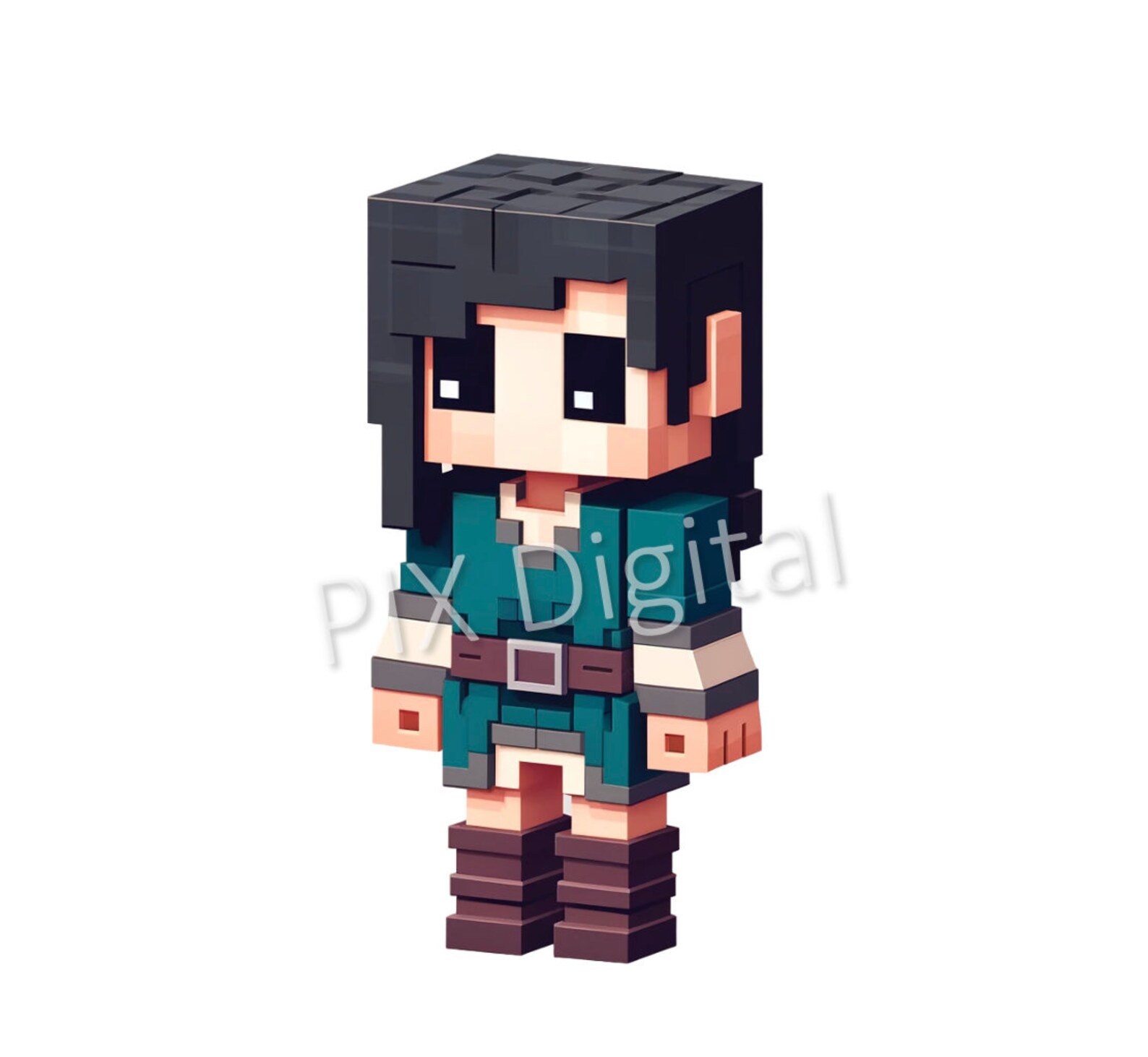Block Characters Minecraft 5 Digital Images, Clipart Creeper, Pngs ...
