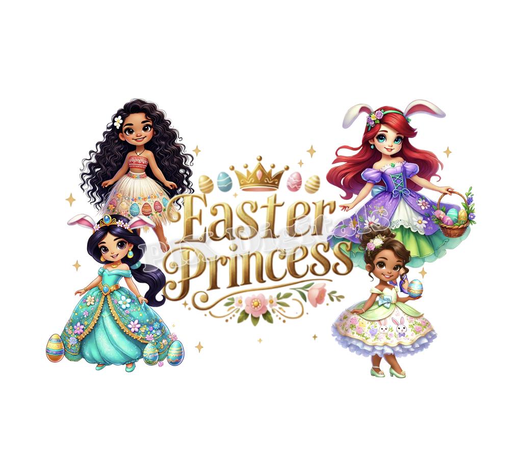 Easter Princess Collection - 7 Digital Images, Princess Clipart, Easter ...