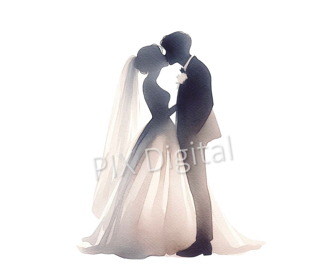 Mysterious Wedding Shadow - Digital Image Wedding PNG, Clipart Shadow ...