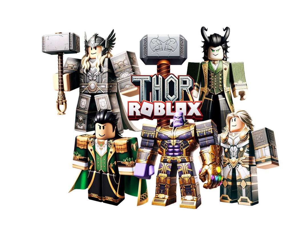Thor Roblox 6 Digital Images, Thor Pngs, Clipart Thor, High Quality ...