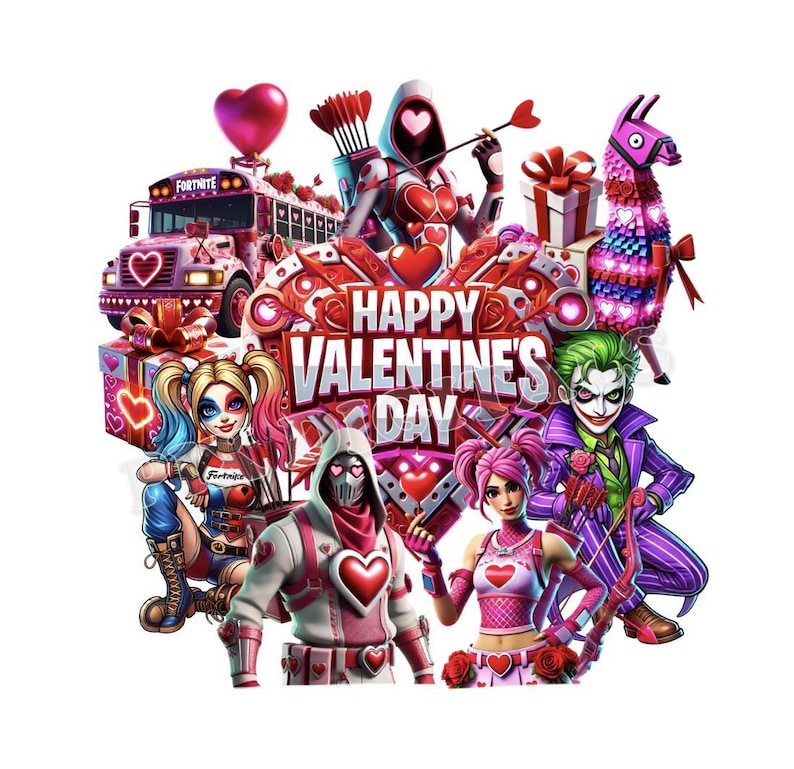Happy Royale Victory Valentine's Day Fort Night Collection - 32 Digital ...