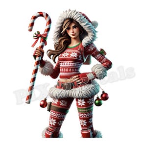 Winter Fortnight Characters - 6 Digital Images PNG / Clipart, Christmas ...