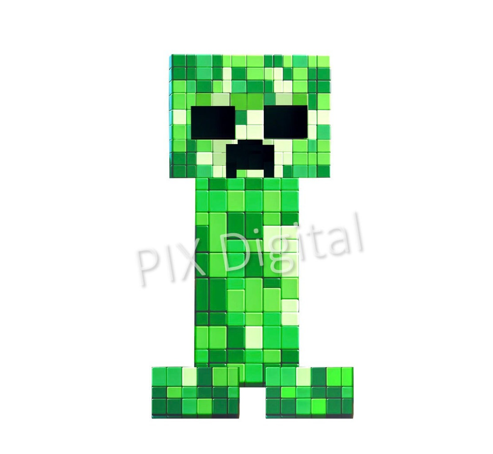 Block Characters Minecraft 5 Digital Images, Clipart Creeper, Pngs ...