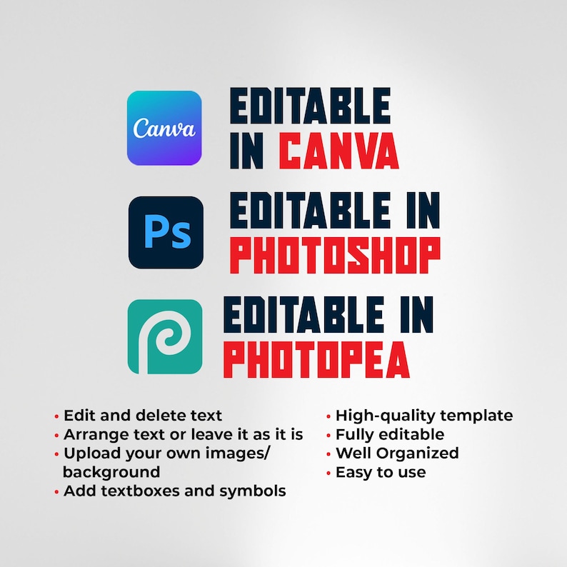 Editable Church Event Flyer Template: Canva & Photoshop (PSD) (digital ...