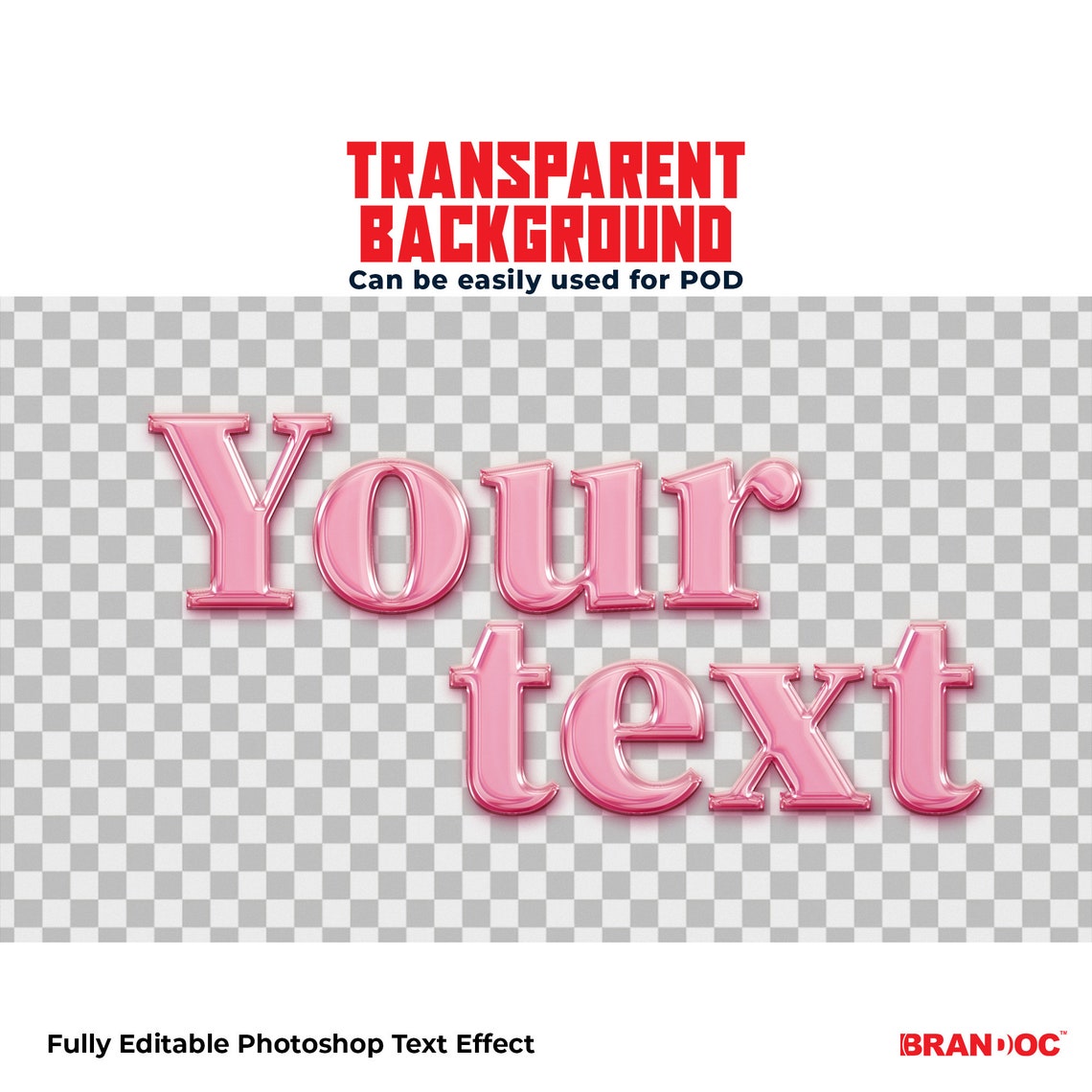 Photoshop 3d Pink Text Effect | Text Style | Custom 3d Text | Custom ...