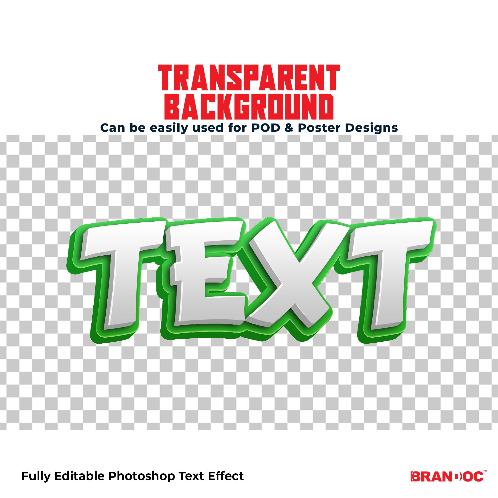 Photoshop 3d Text Effect Text Style Custom 3d Text Custom Text ...