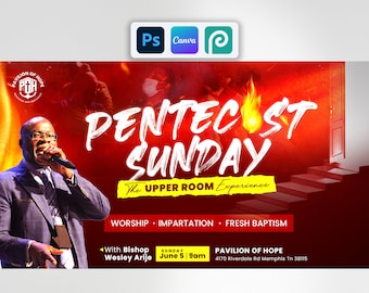 Editable Church Conference Event Flyer Template, Editable in Canva ...