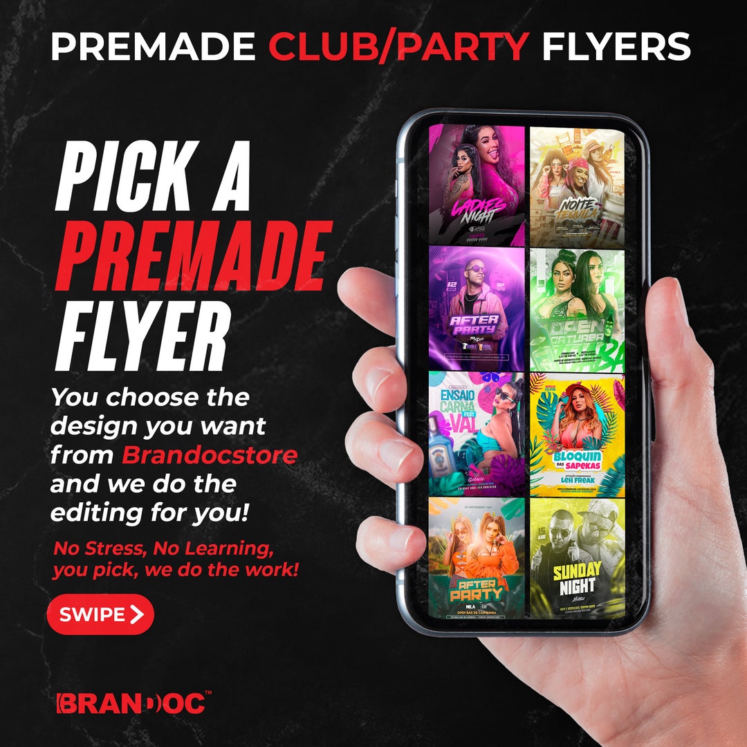 Custom Party Flyer Design: Club Event Template (digital File) - Etsy