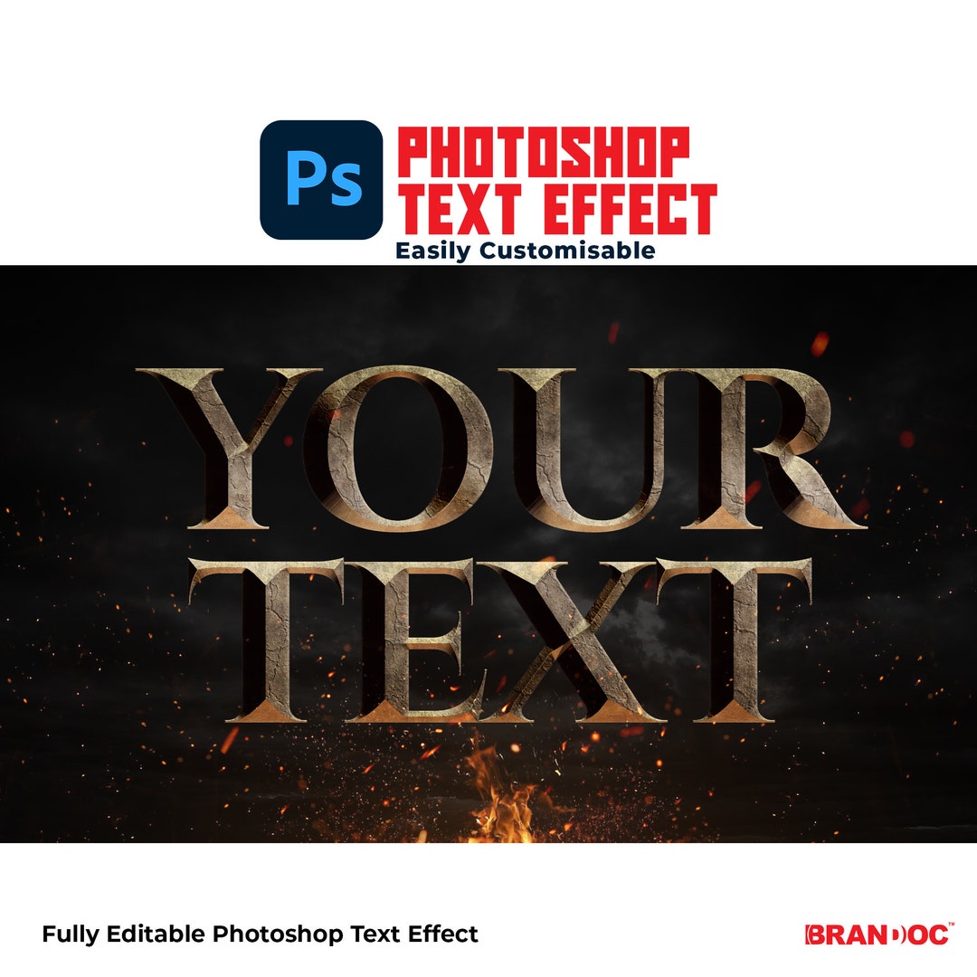 Photoshop 3d Text Effect | Text Style | Custom 3d Text | Custom Text ...