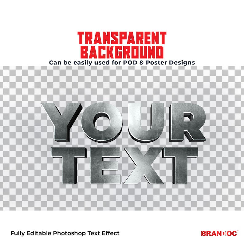 Photoshop 3d Stone Text Effect | Text Style | Custom 3d Text | Custom ...