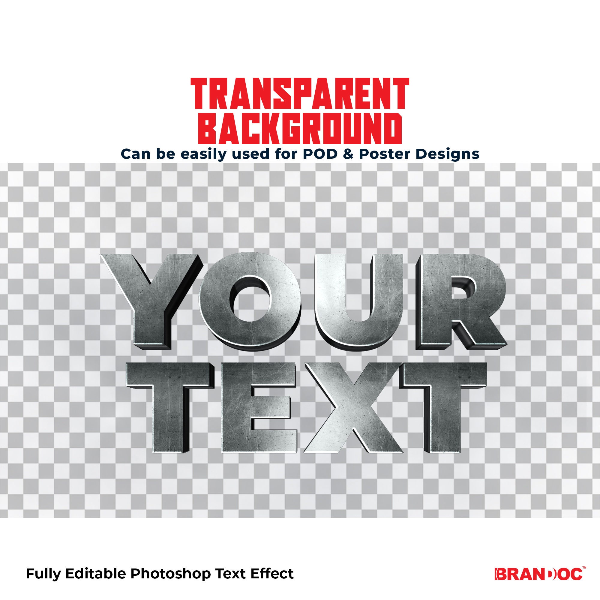 Photoshop 3d Stone Text Effect | Text Style | Custom 3d Text | Custom ...