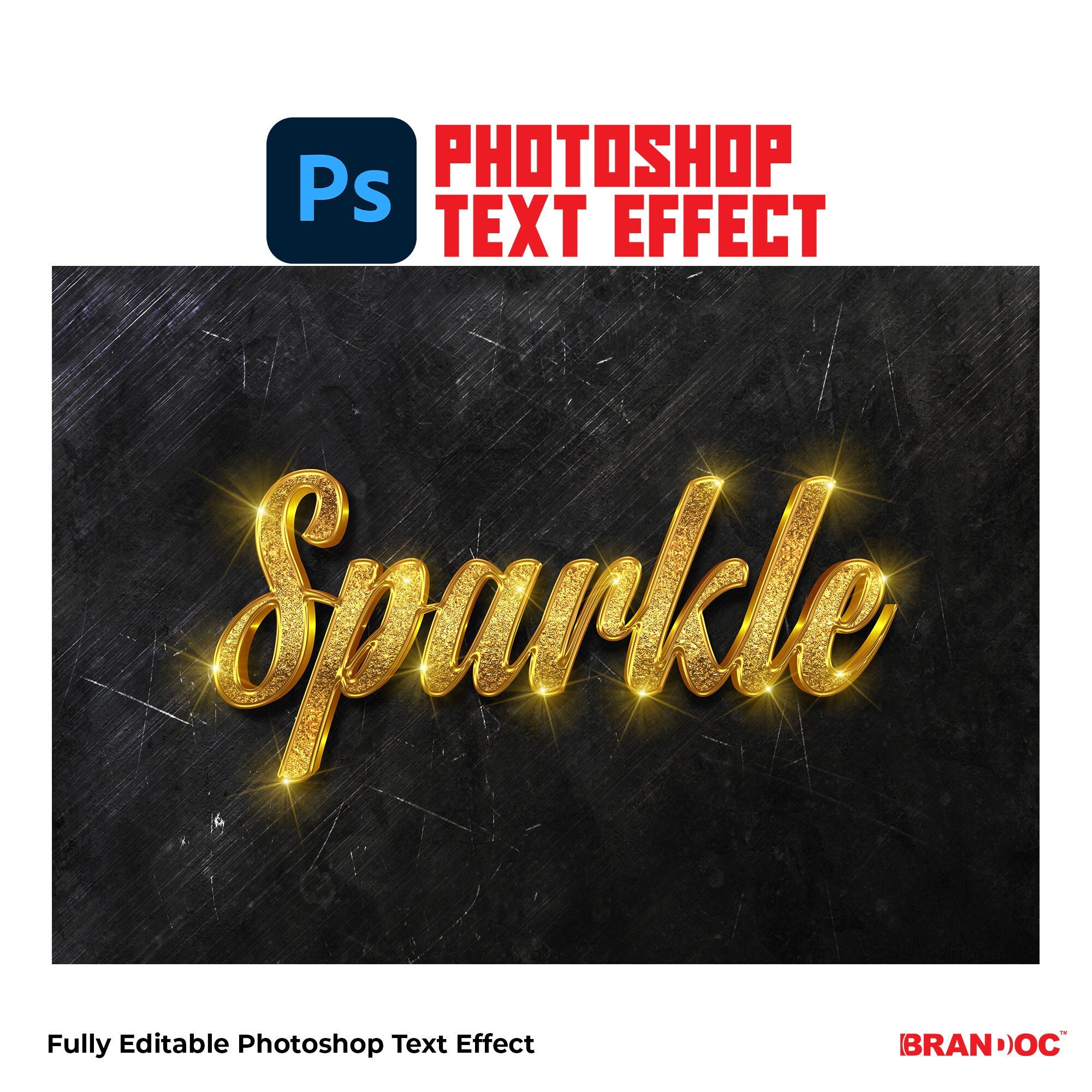 Photoshop 3d Goldtext Effect | Text Style | Custom 3d Text | Custom ...