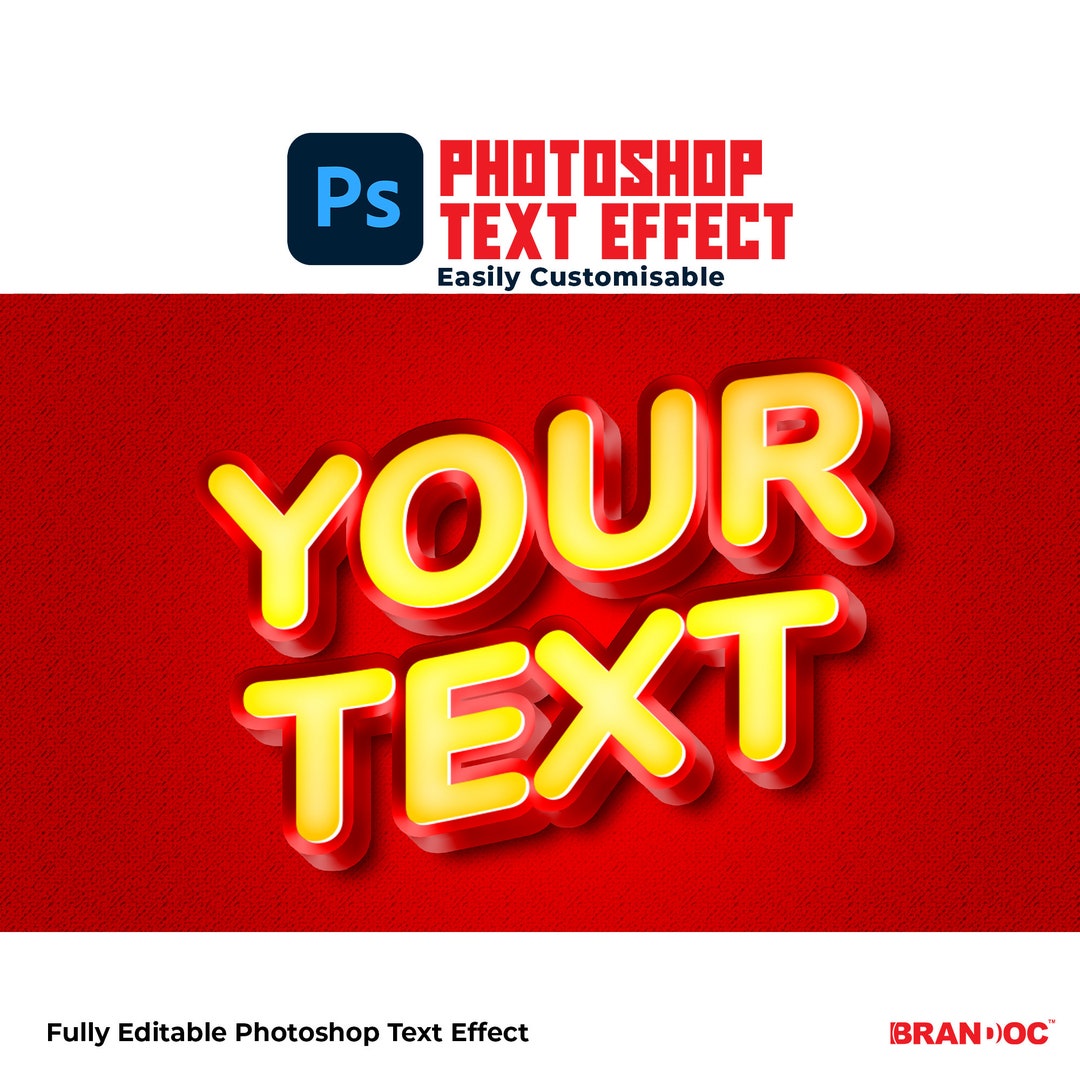 Photoshop 3d Text Effect | Text Style | Custom 3d Text | Custom Text ...
