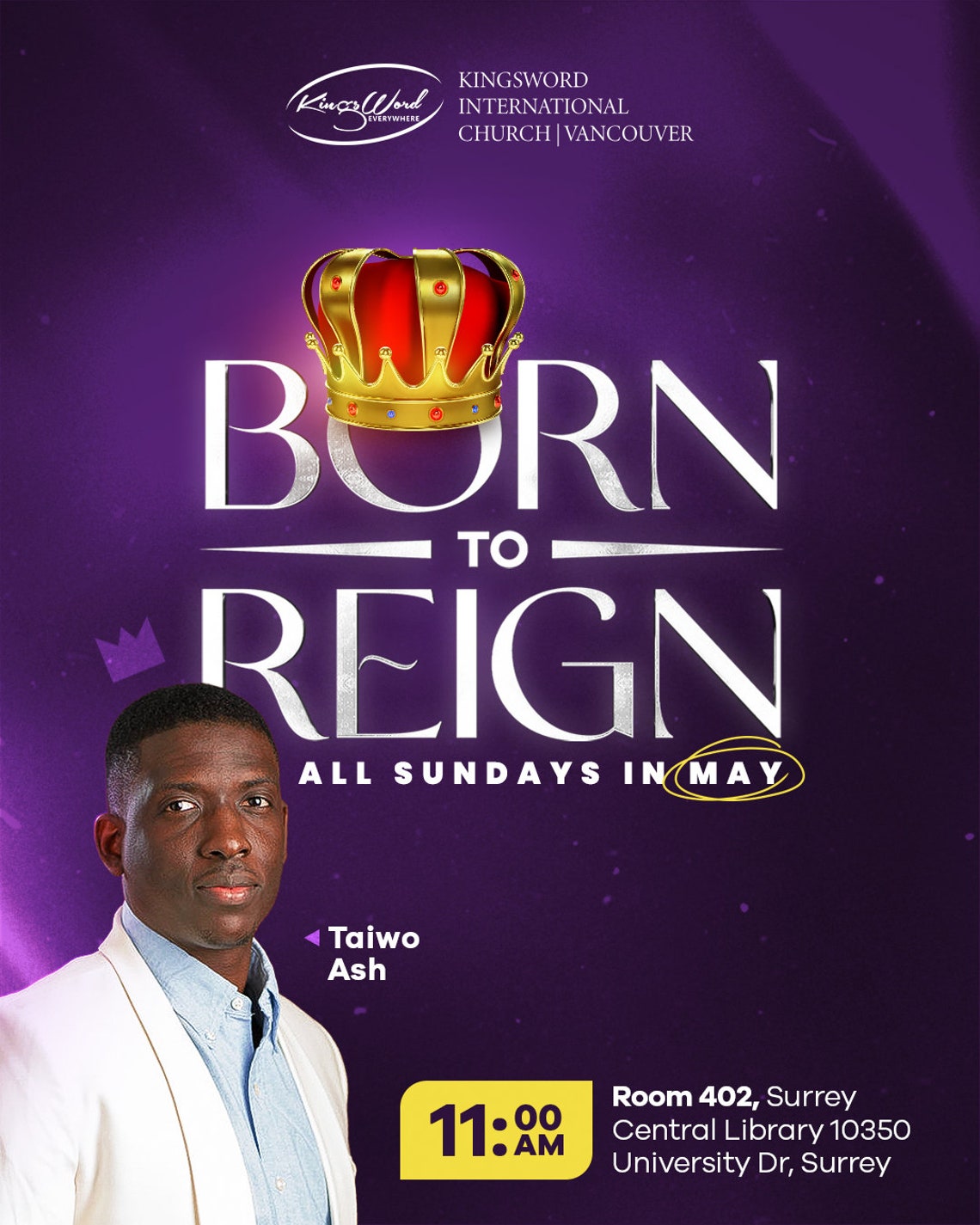 Editable Church Event Program Flyer Template, Editable in Canva ...