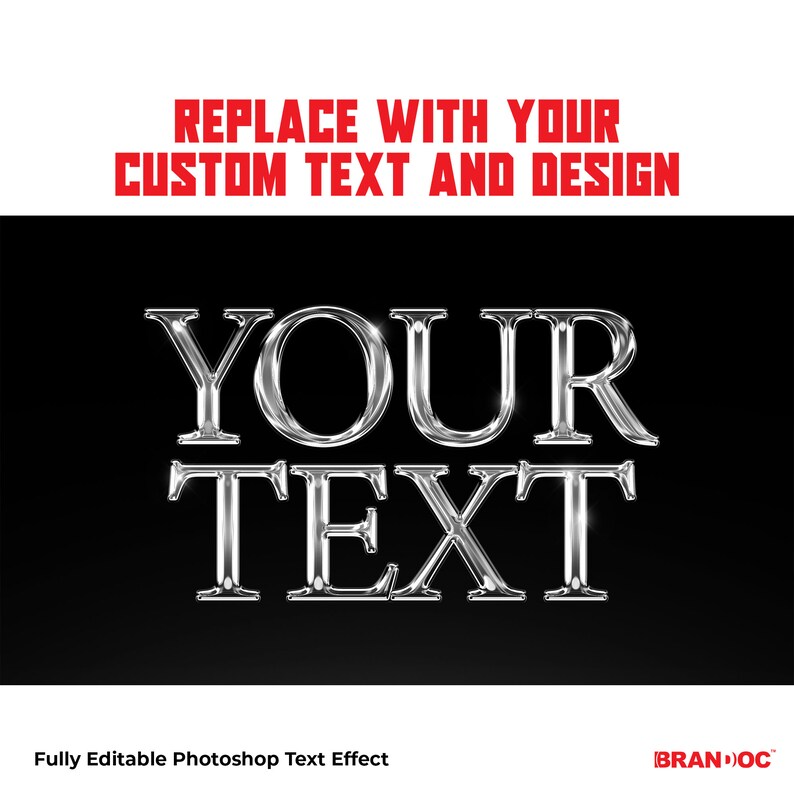 Photoshop Silver 3d Text Effect | Text Style | Custom 3d Text | Custom ...