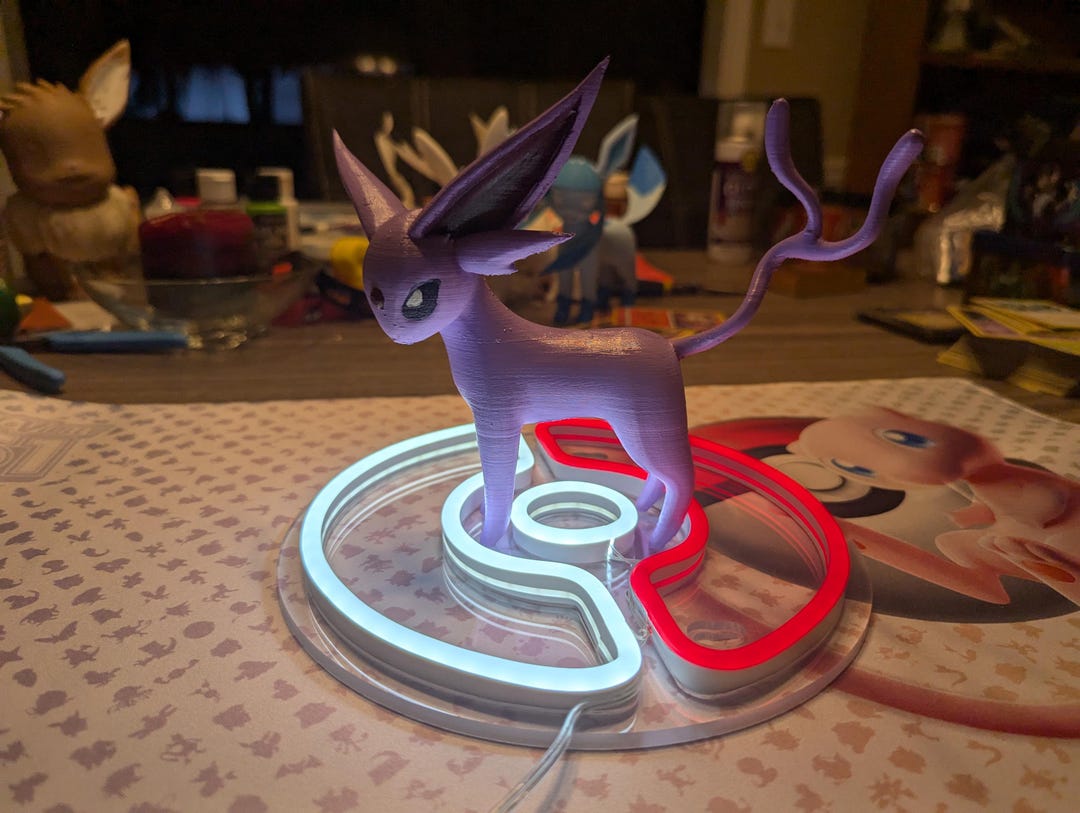 Pokemon 3D Espeon Figure - Etsy