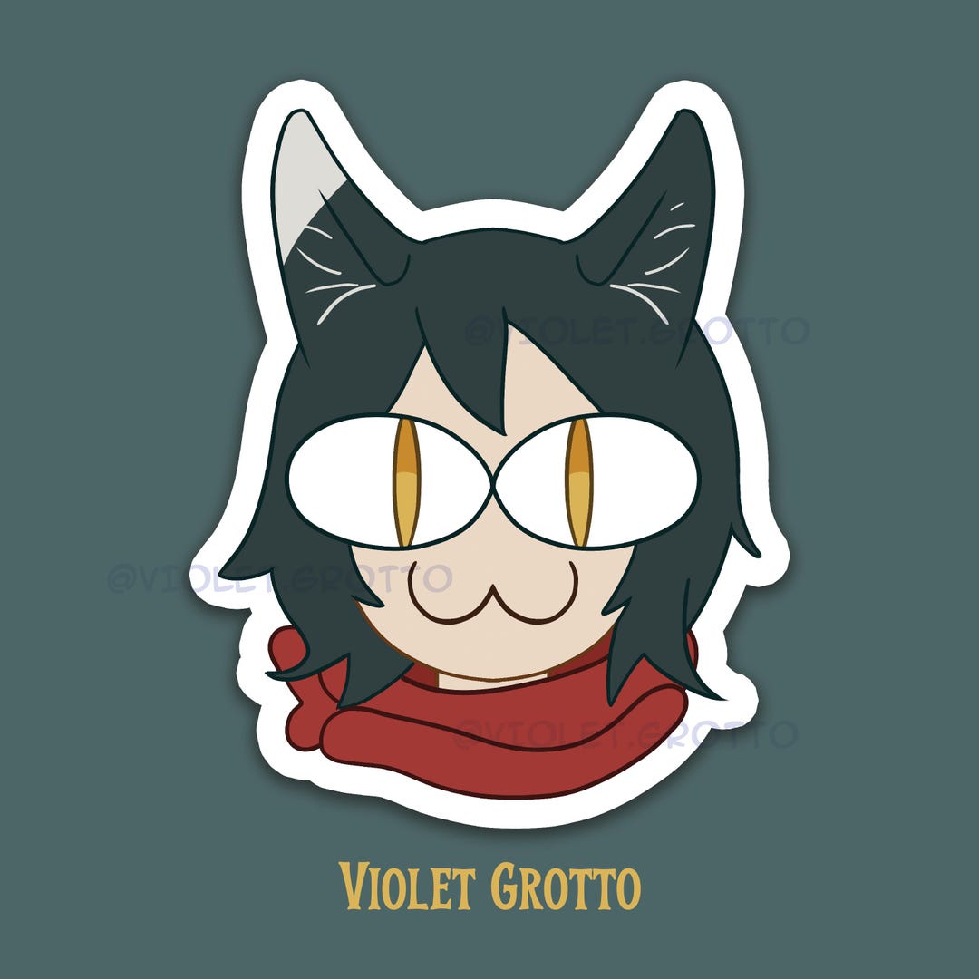 Izutsumi Cat Girl Sticker - Etsy