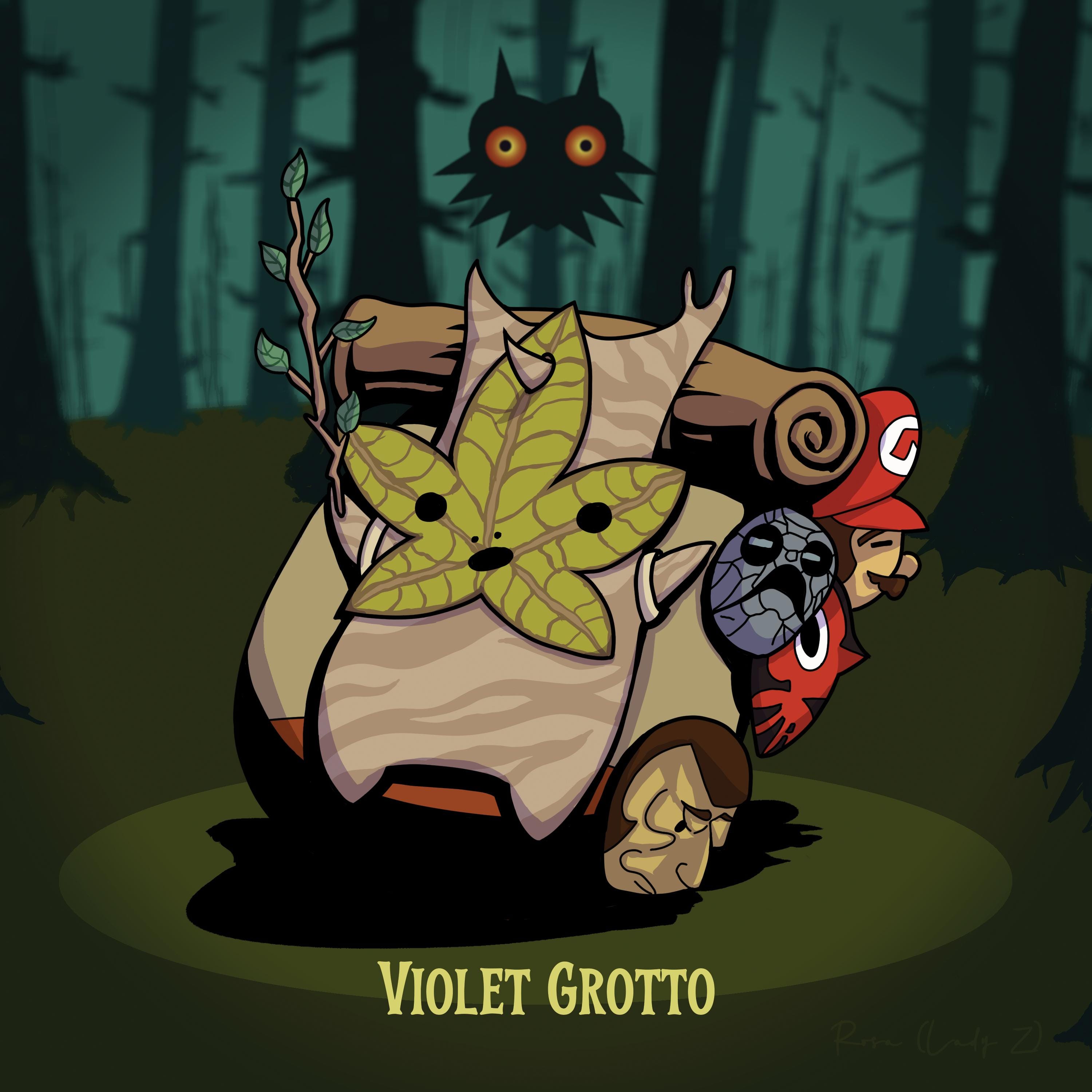 Korok Majora's Mask Print 5x5 Inches - Etsy