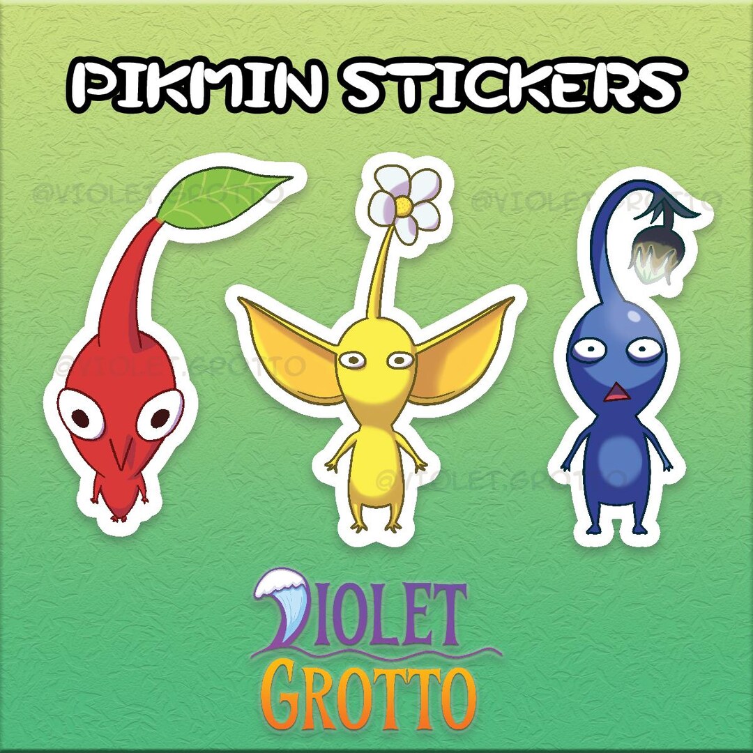Pikmin Stickers - Etsy
