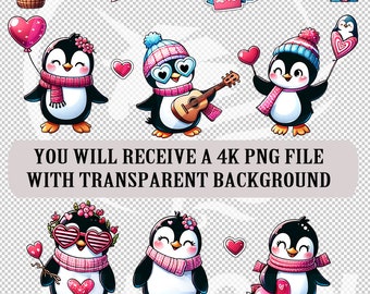 Valentine's Day Clipart Set, Valentine Mail Clipart, Valentine Clipart ...