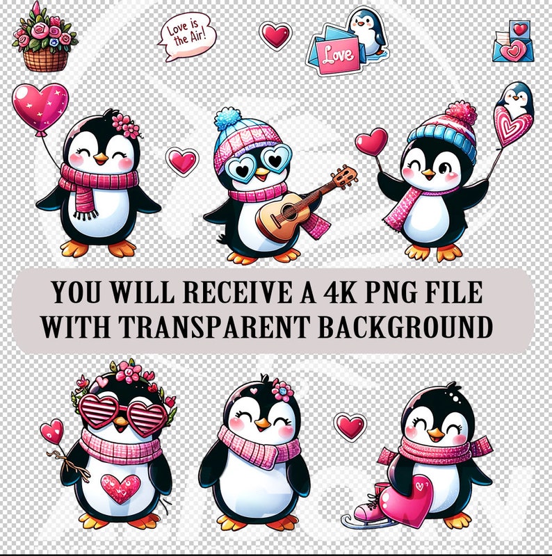 Valentine's Day Clipart Set, Valentine Clipart, Valentines Day ...