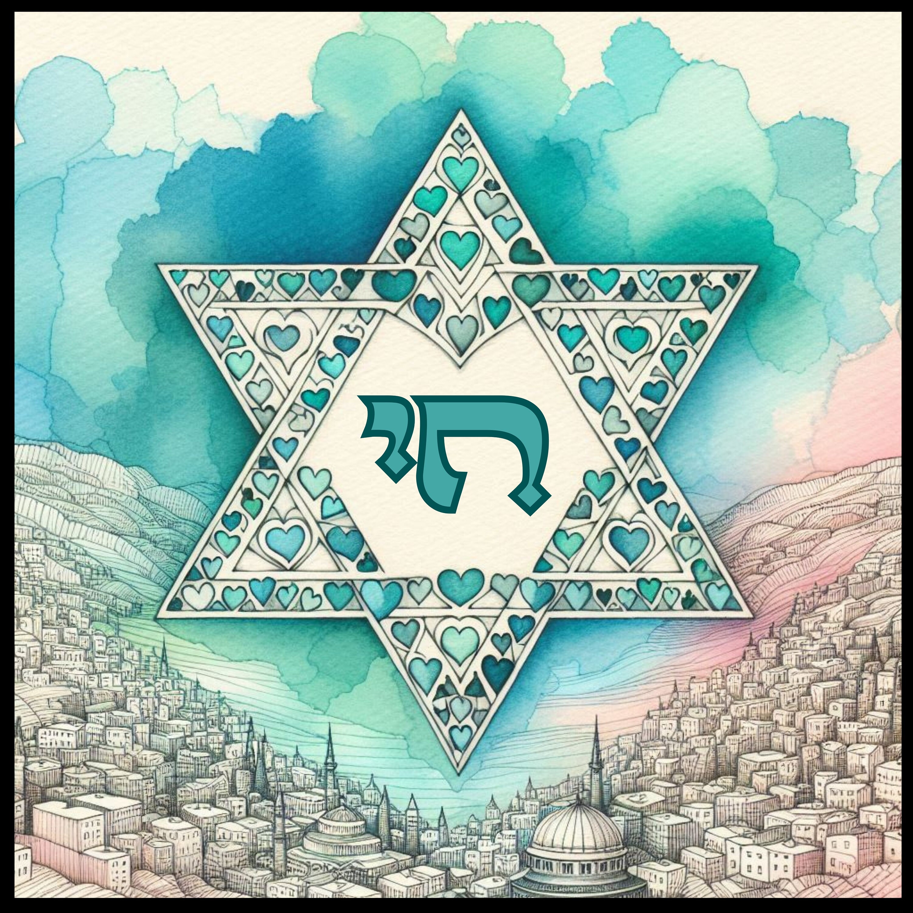 Jerusalem Neighborhoods Digital Download, Jewish Art, Judica Wall ...