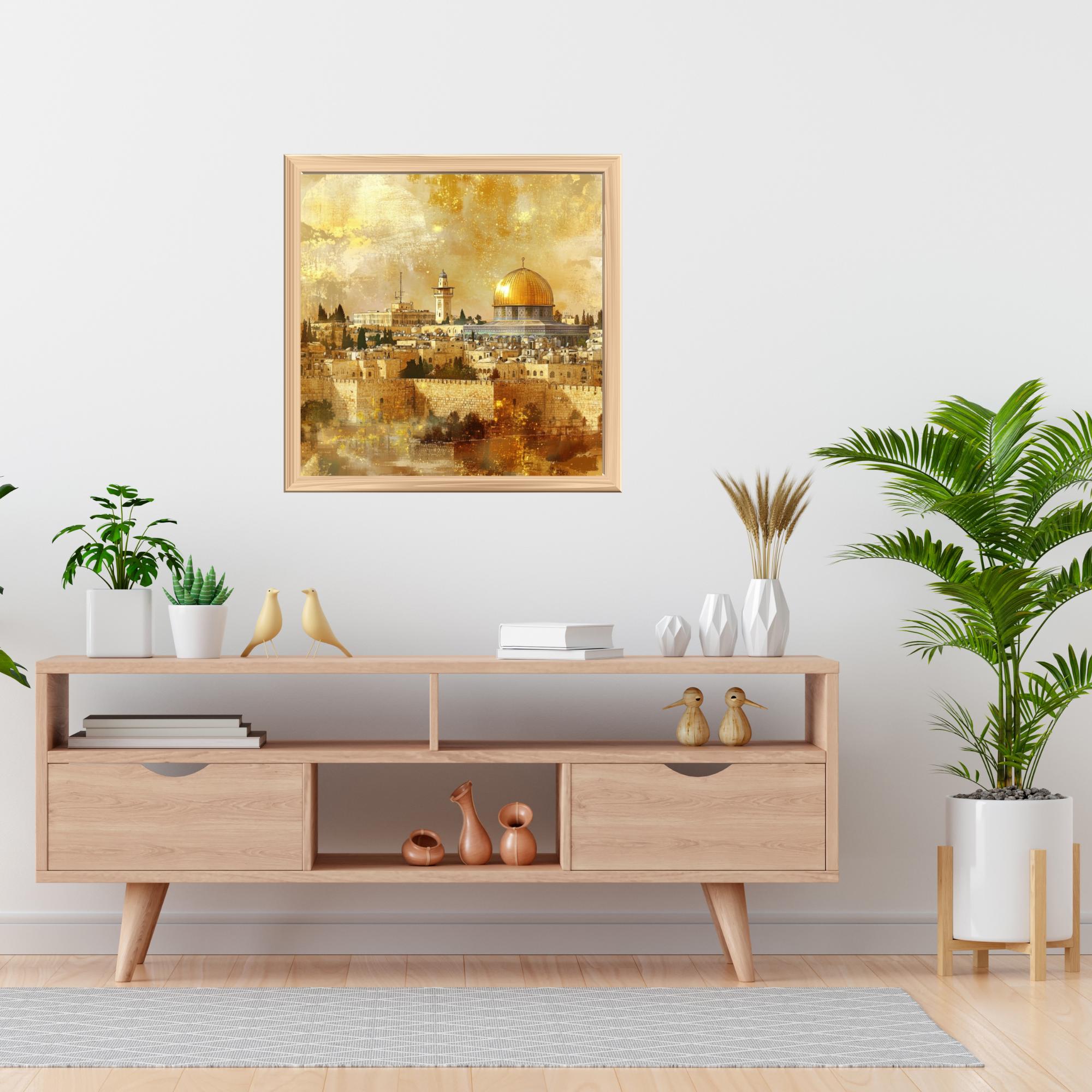 Jerusalem Wall Art: Golden Dome of the Rock Print (digital Download) - Etsy
