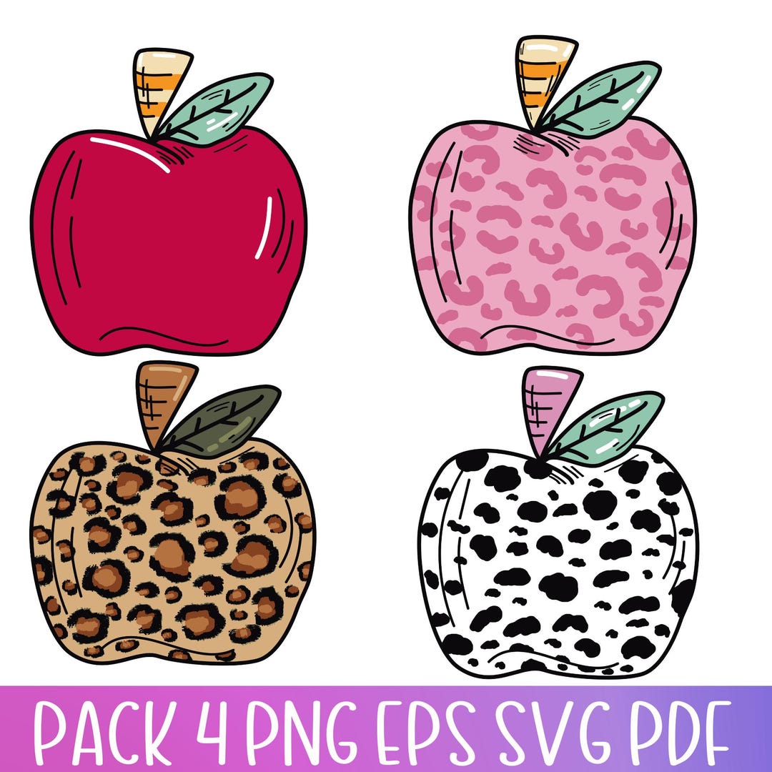 Bundle of Apples Svg, Back to School Png, Teacher Appreciation Png ...